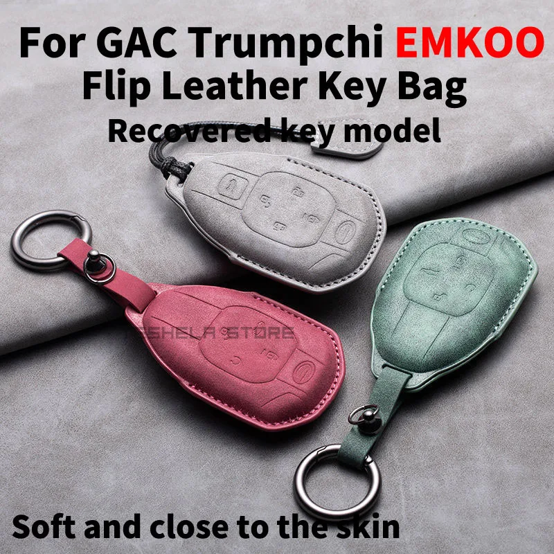 For-GAC-Trumpchi-EMKOO-2023-Leather-Car-Key-Case-Keys-Full-Cover ...