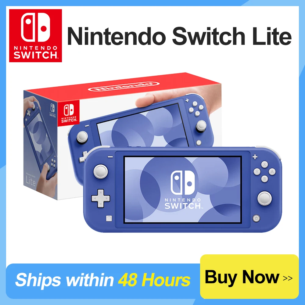 Nintendo-Switch-Lite-Blue-Game-Console-Multiple-Color-Optional-275g ...