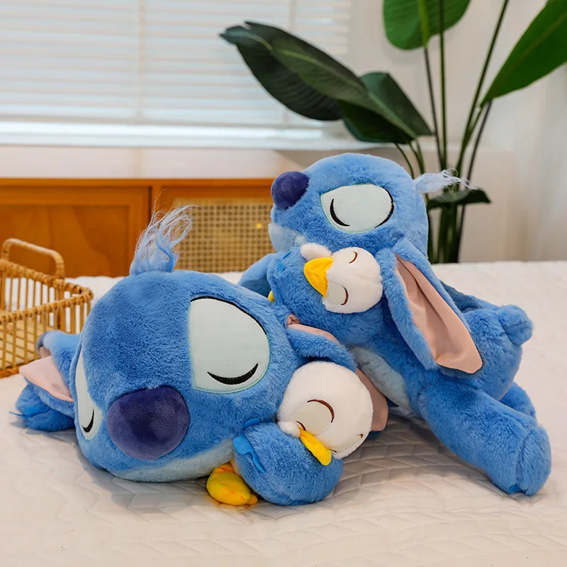 Disney-Plush-Stuffed-Toy-Cute-Donald-Duck-Hugs-Stitch-Plush-Cloth-Doll ...