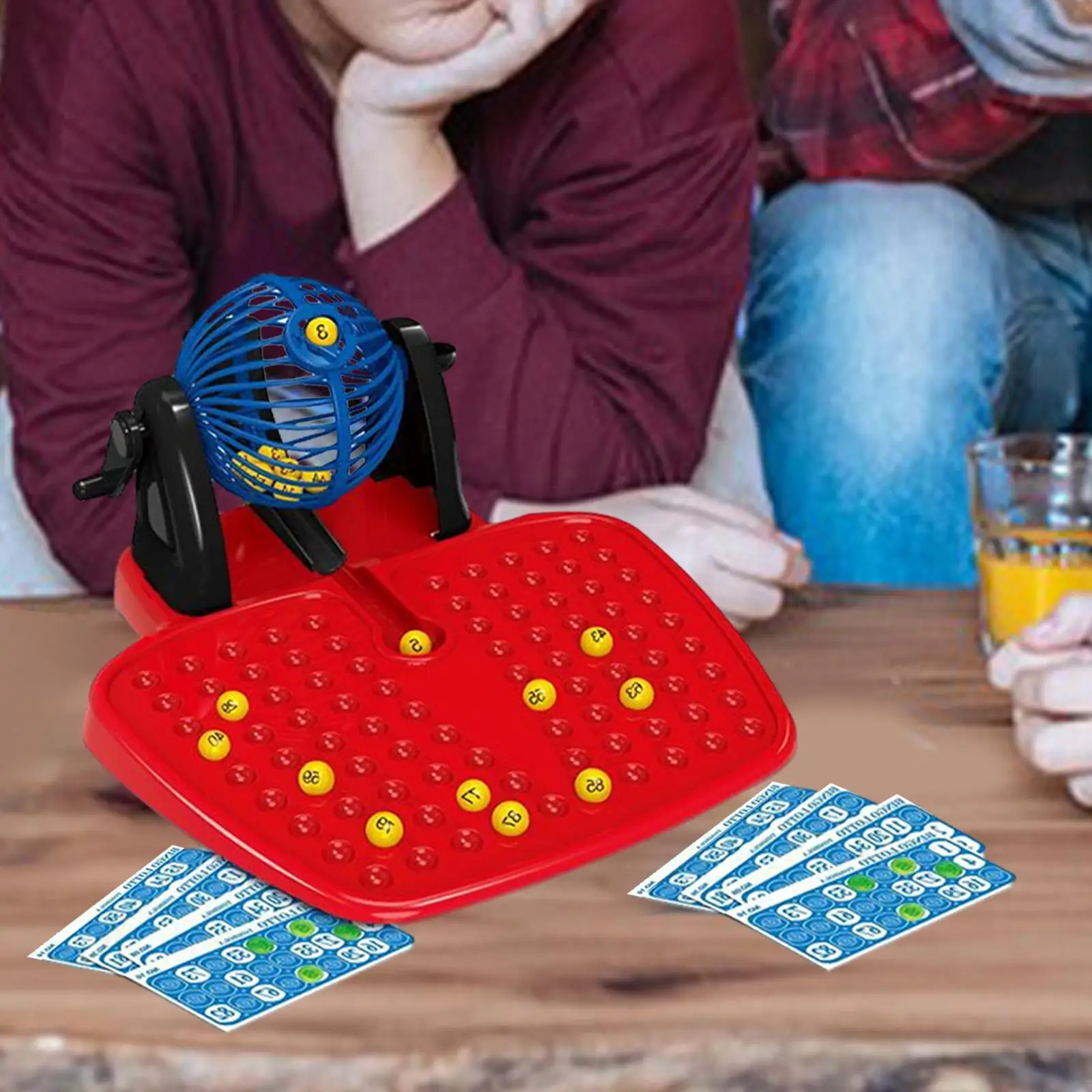 Family-Bingo-Lotto-Game-Lucky-Ball-Machine-Educational-Games ...