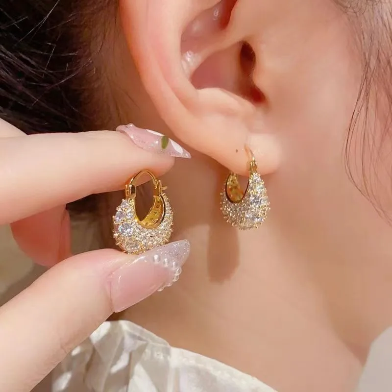 UILZ-European-And-American-Ins-Style-Copper-Gold-plated-Hoop-Earrings ...