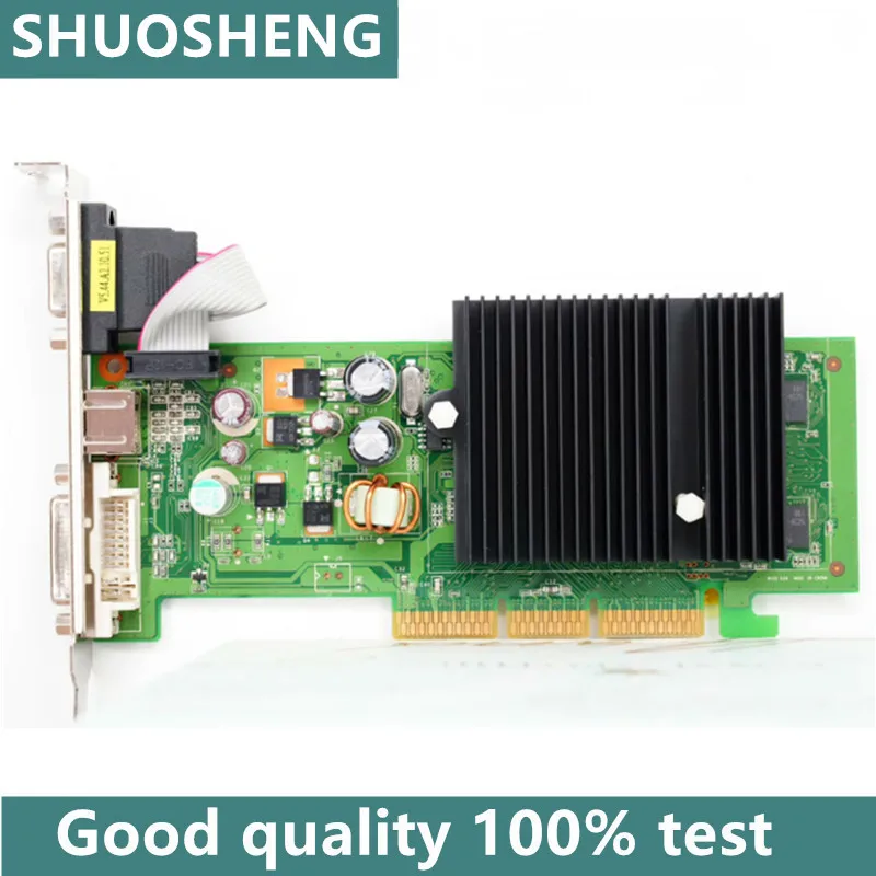 NVIDIA GeForce fx 6200 256M AGP Video Graphics Card, GF6200 256MB DDR2 ...