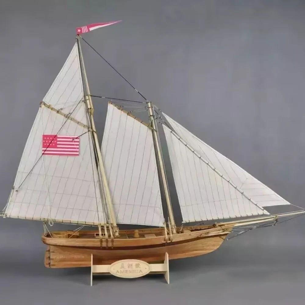 1-66-Simulation-Wooden-Sailing-Ship-Model-Assembly-Kit-America-DIY ...