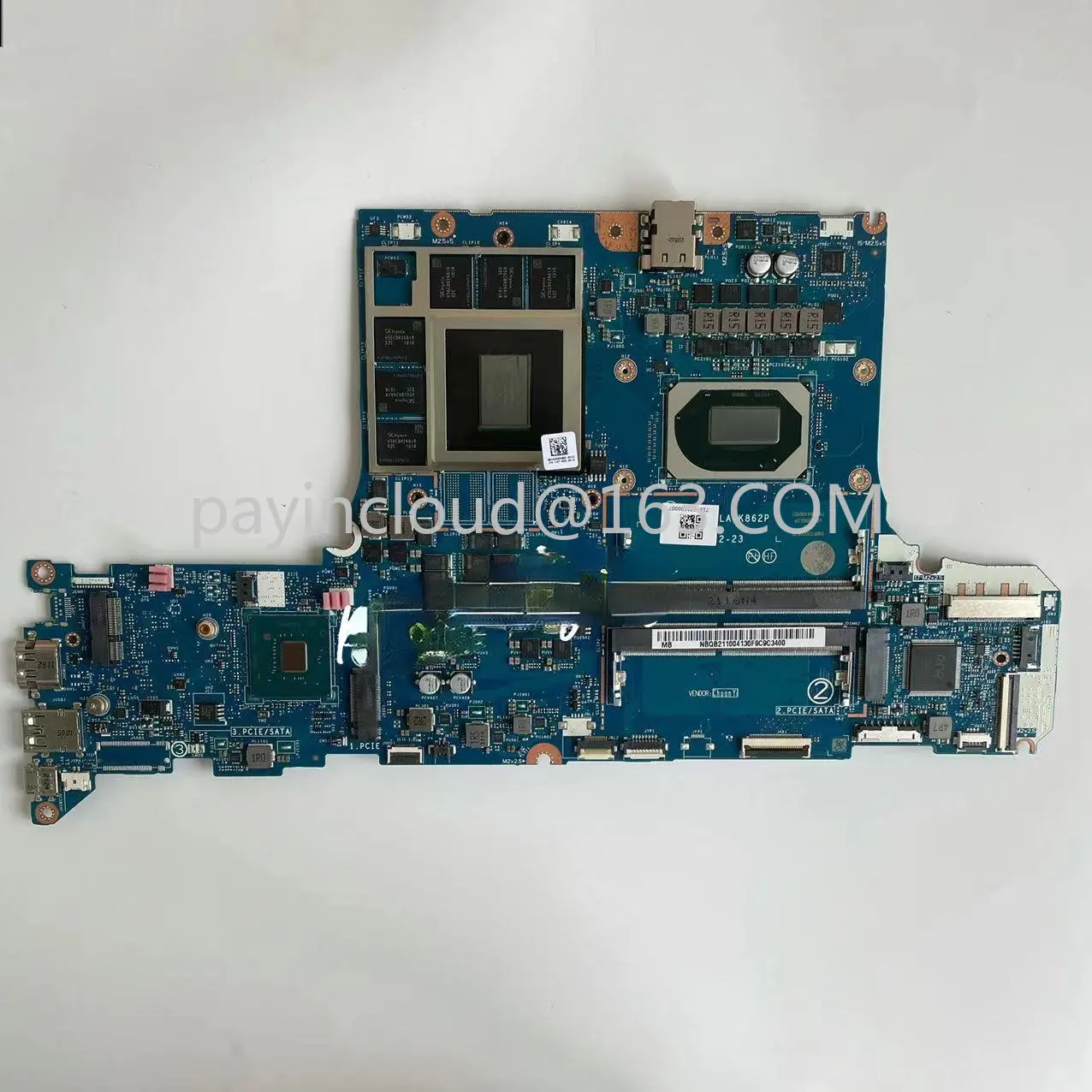 For Acer Predator PH315-53-71HN Laptop Motherboard CPU:I7-10750H SRH8Q ...