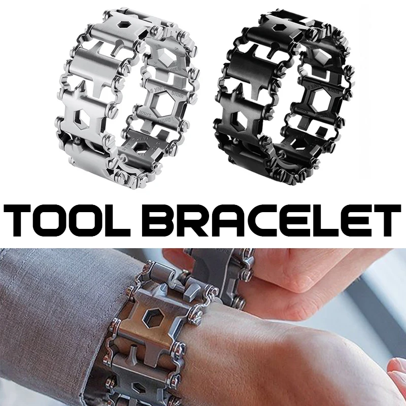 Tool-Bracelet-29-in-1-Multi-tools-Outdoor-Survival-Camping-Supplies ...