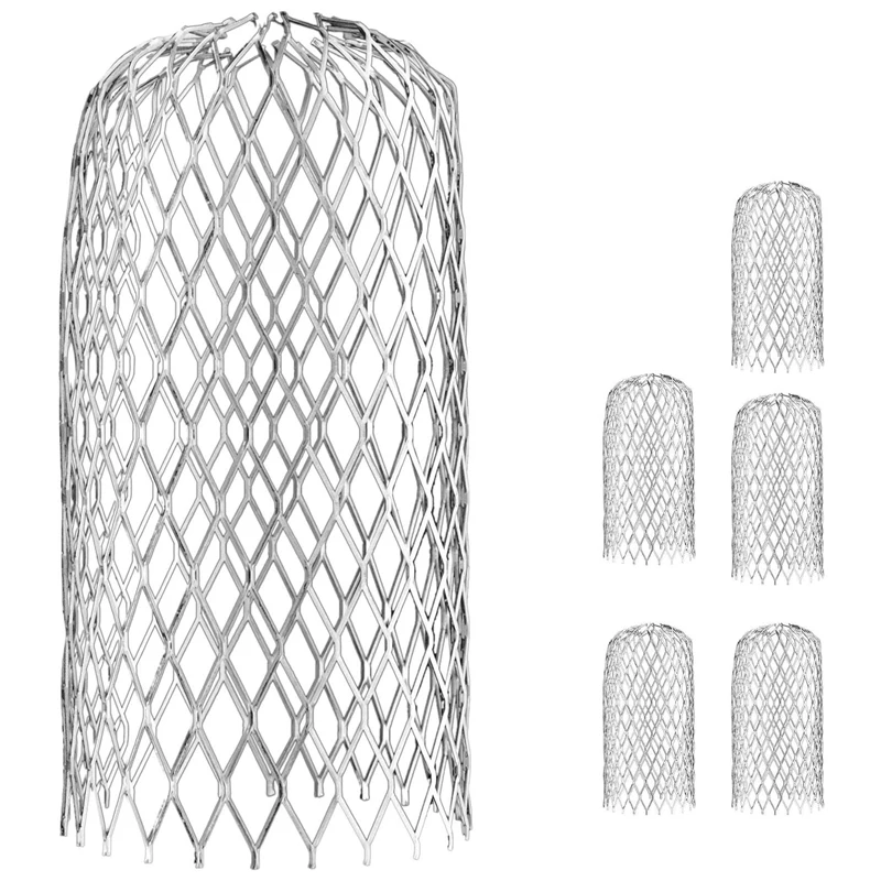 6-Pack-Gutter-Guard-3-Inch-Expandable-Aluminium-Filter-Strainer-Gutter ...