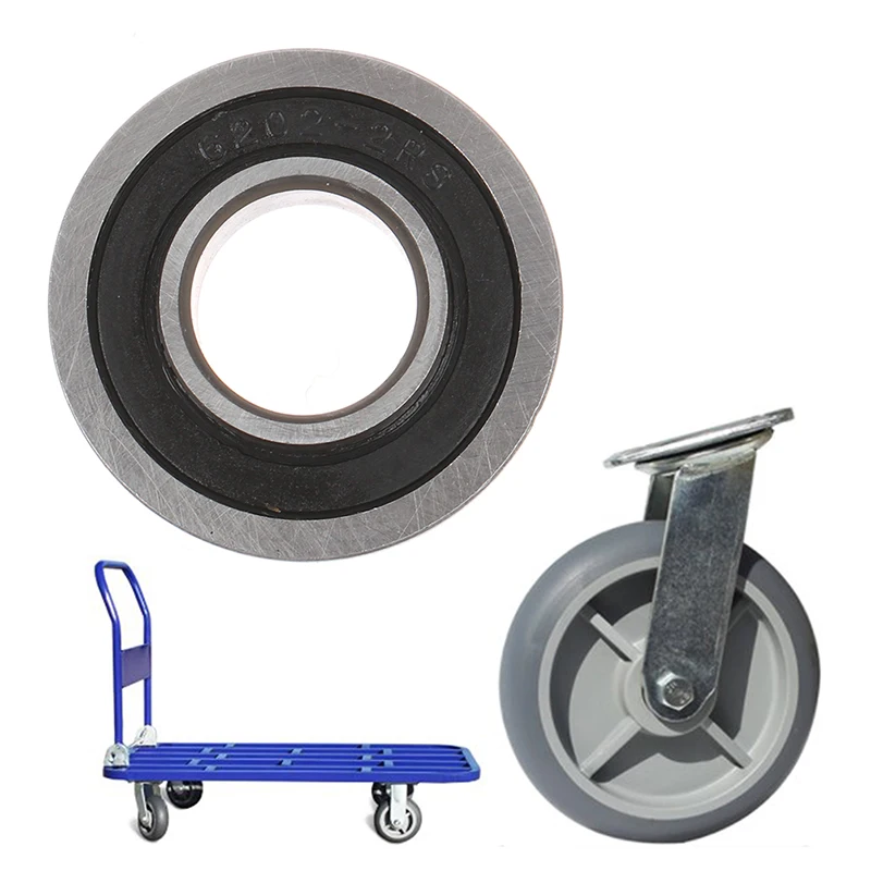 F6202-Wheelbarrow-Bearing-16-35-11-mm-For-Push-Truck-Garden-Trolley ...