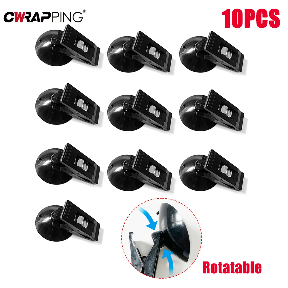 10PCS-Car-Window-Sucker-Clips-Hook-Car-Interior-Plastic-Clip ...