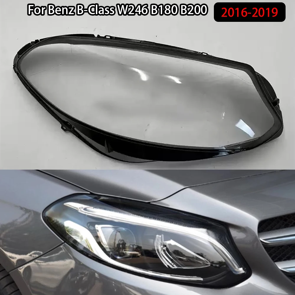 For Benz B-Class W246 B180 B200 2016-2019 Front Headlight Cover ...