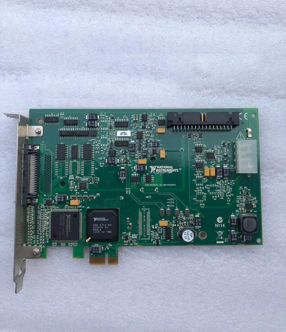 781044 01 Acquisition Card For NI PCIe 6321 X Series DAQ 16AI 24DIO 2AO ...