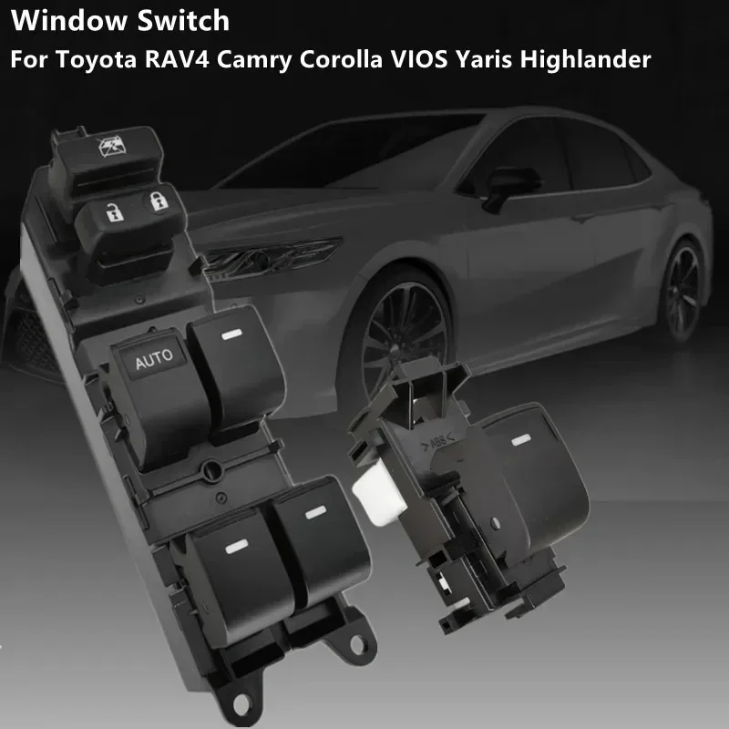 Power-Window-Switch-Window-Lifter-Control-button-For-Toyota-RAV4-Camry ...