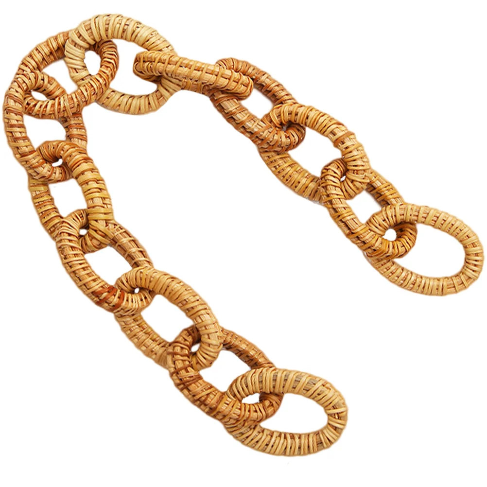 Chain-Link-Decor-Rattan-Woven-Chain-Ornament-Craft-Decorative-Chain ...