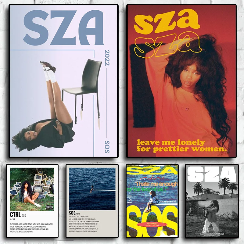 European and American Popular Female Star Pop Singer Sza Personal Photo ...