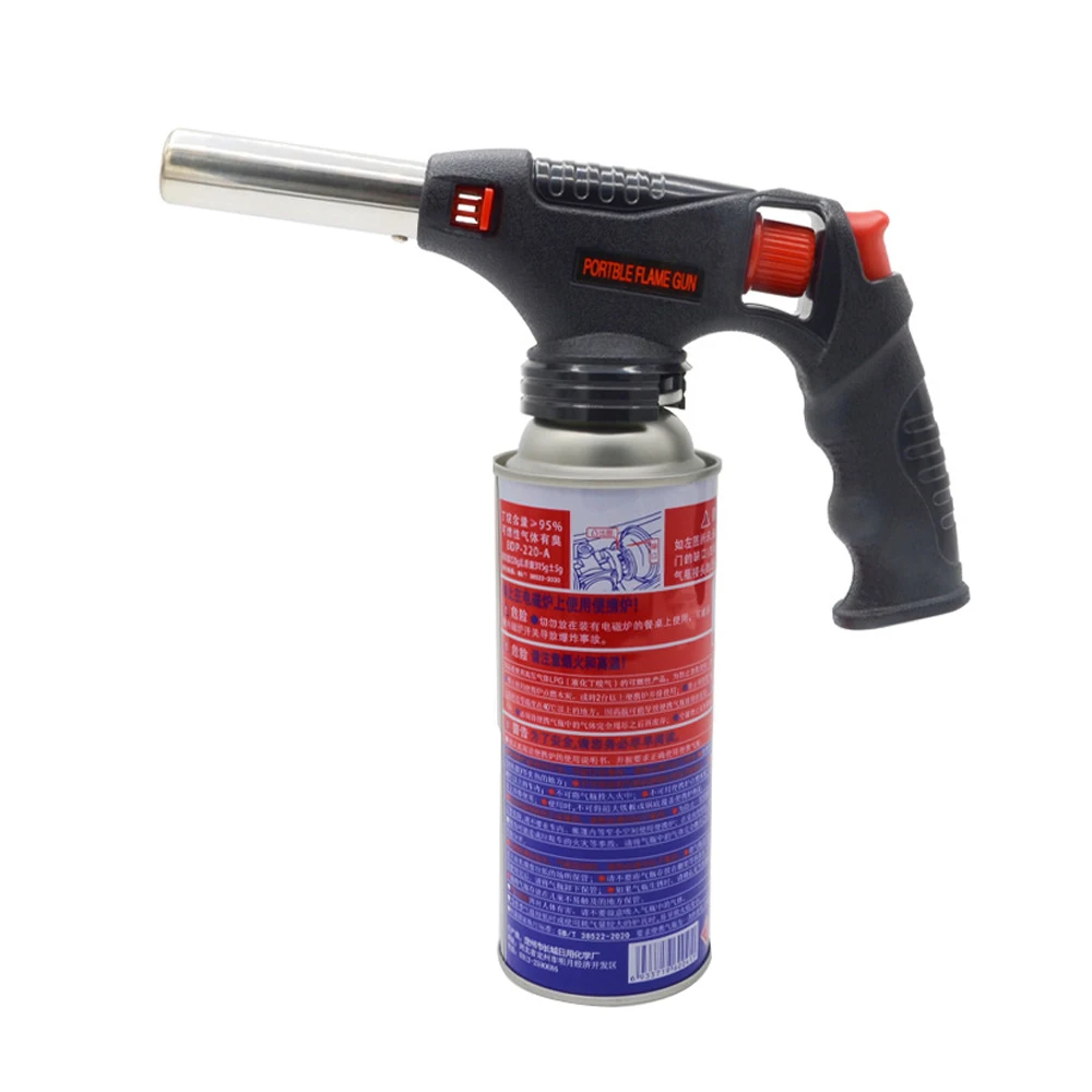 Flame-Gun-Butane-Burner-Welding-Gas-Torch-Lighter-Portable-AutoIgnition ...