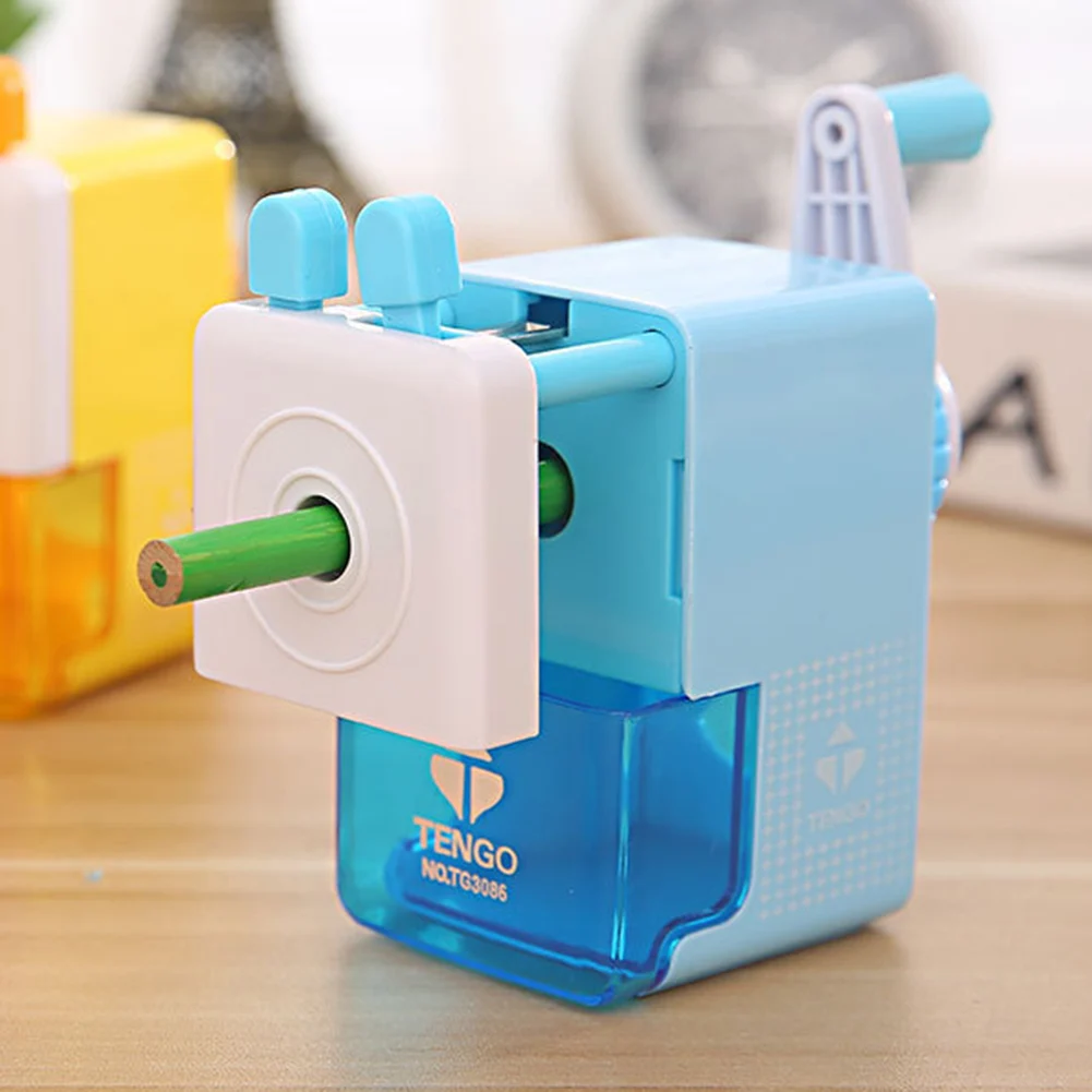 New-Cartoon-Hand-Crank-Mechanical-Pencil-Sharpener-Kid-Student-School ...