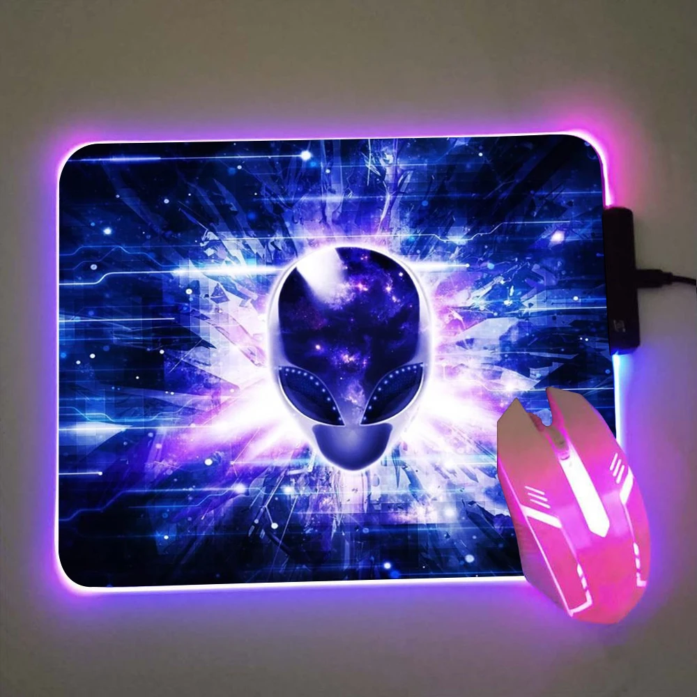 Shop Generic Rgb Alienware Gaming Mouse Pad Xxl Large Pc Gamer Keyboard ...