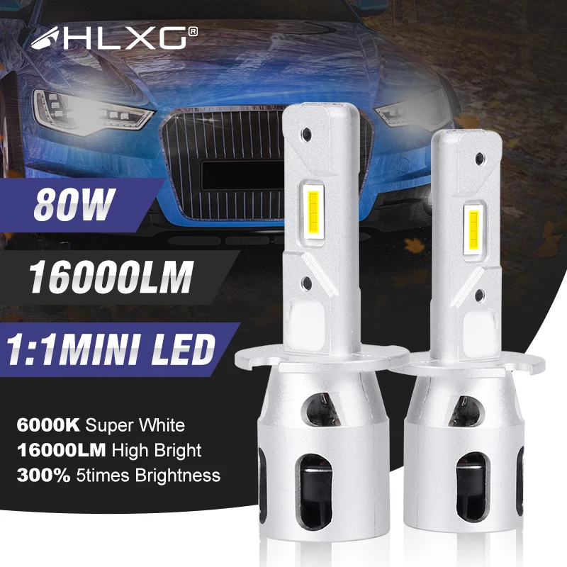 Hlxg-super-mini-h1-luzes-led-luz-de-nevoeiro-80w-16000lm-cabe-a-l ...