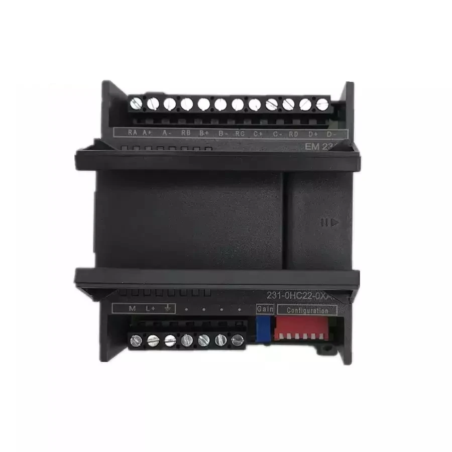 Módulo análogo 6es7231 0hc22 0xa0 da entrada de siematic s7 200 original do plc alemanha siemens ...