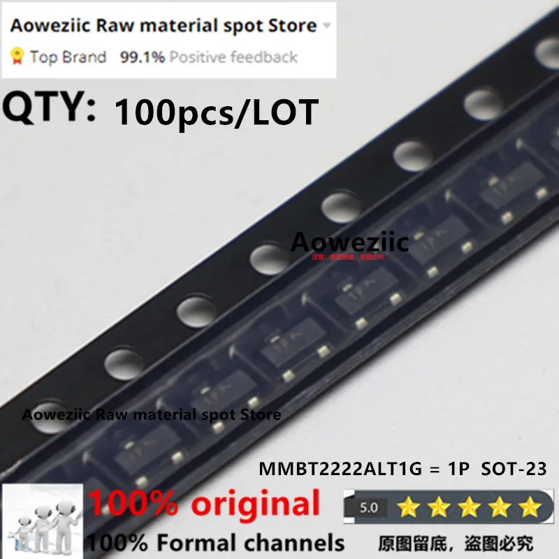 Aoweziic 100% New Imported Original MMBT2222ALT1G MMBT2222A 1P ...