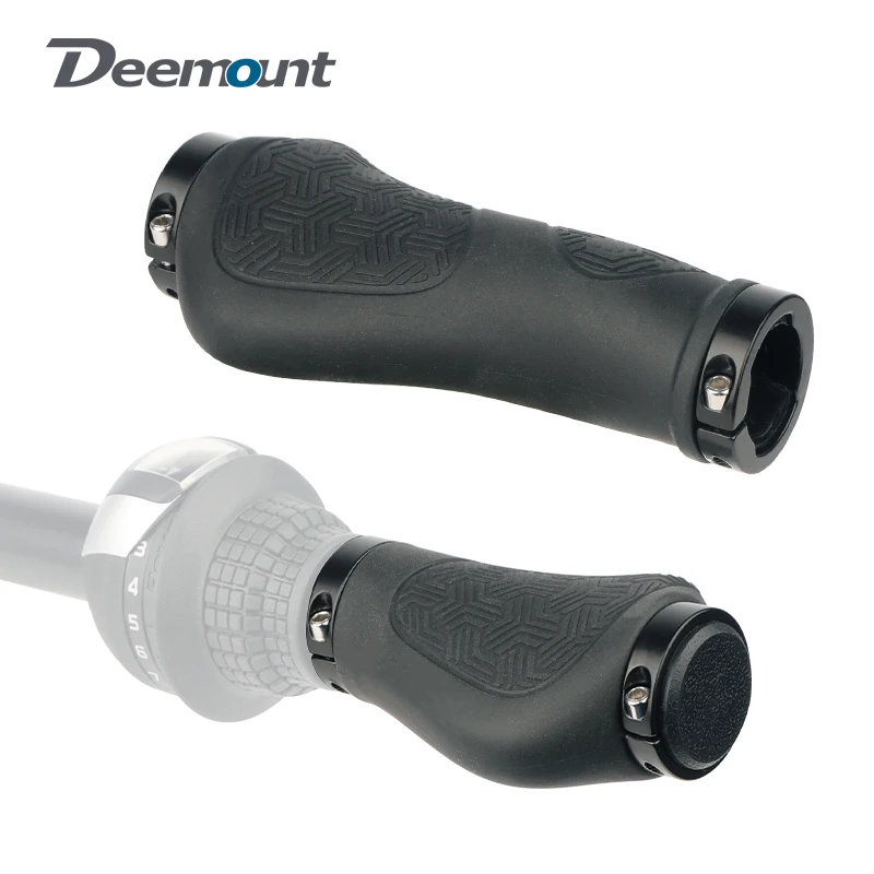 Dual-Ring-Lock-Long-Short-Handlebar-Grips-Streamlined-MTB-Folding ...