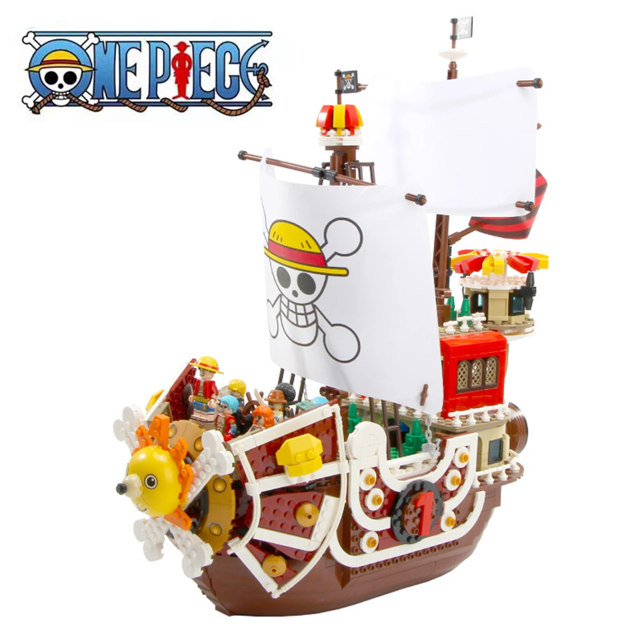 One-Piece-barco-pirata-de-la-serie-Thousand-Sunny-Going-Merry-Model ...