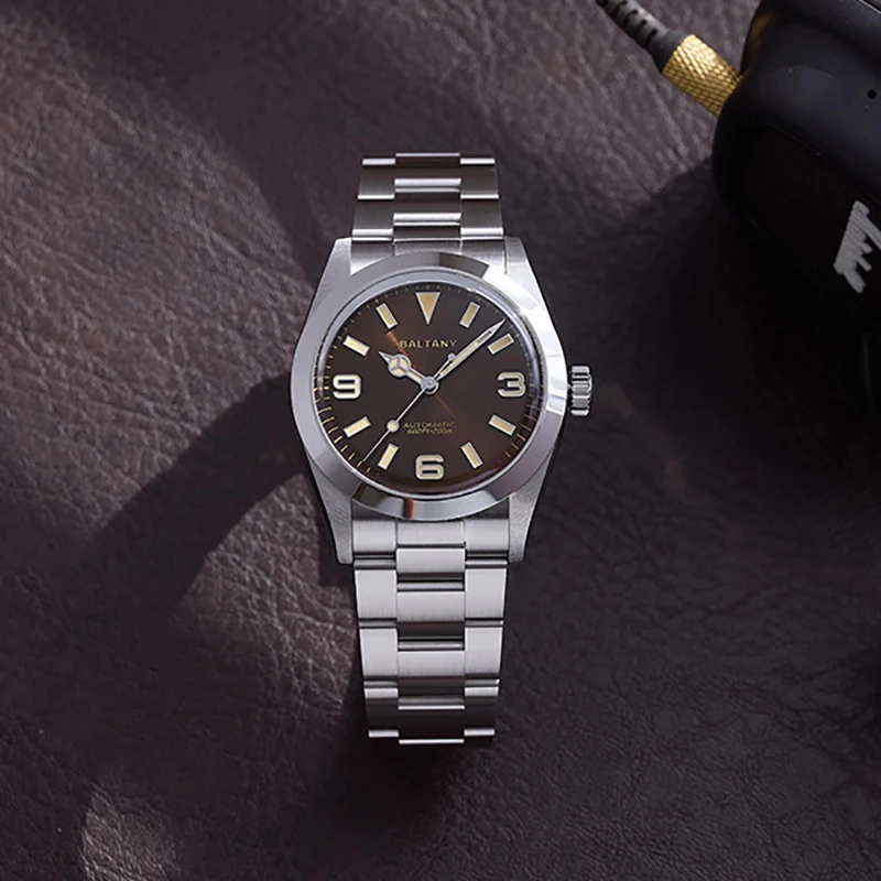 Baltany-Retro-36Mm-Explorer-Nh38-Reloj-mec-nico-autom-tico-de-moda-para ...