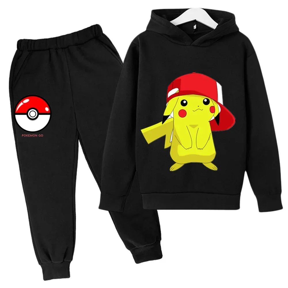 Conjunto-de-sudadera-con-capucha-de-Pikachu-para-ni-o-y-ni-a-ropa ...