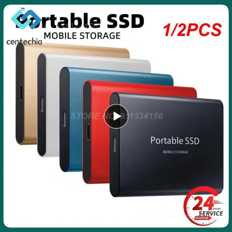 1-2PCS-Portable-SSD-1TB-High-speed-Mobile-Solid-State-Drive-500GB ...