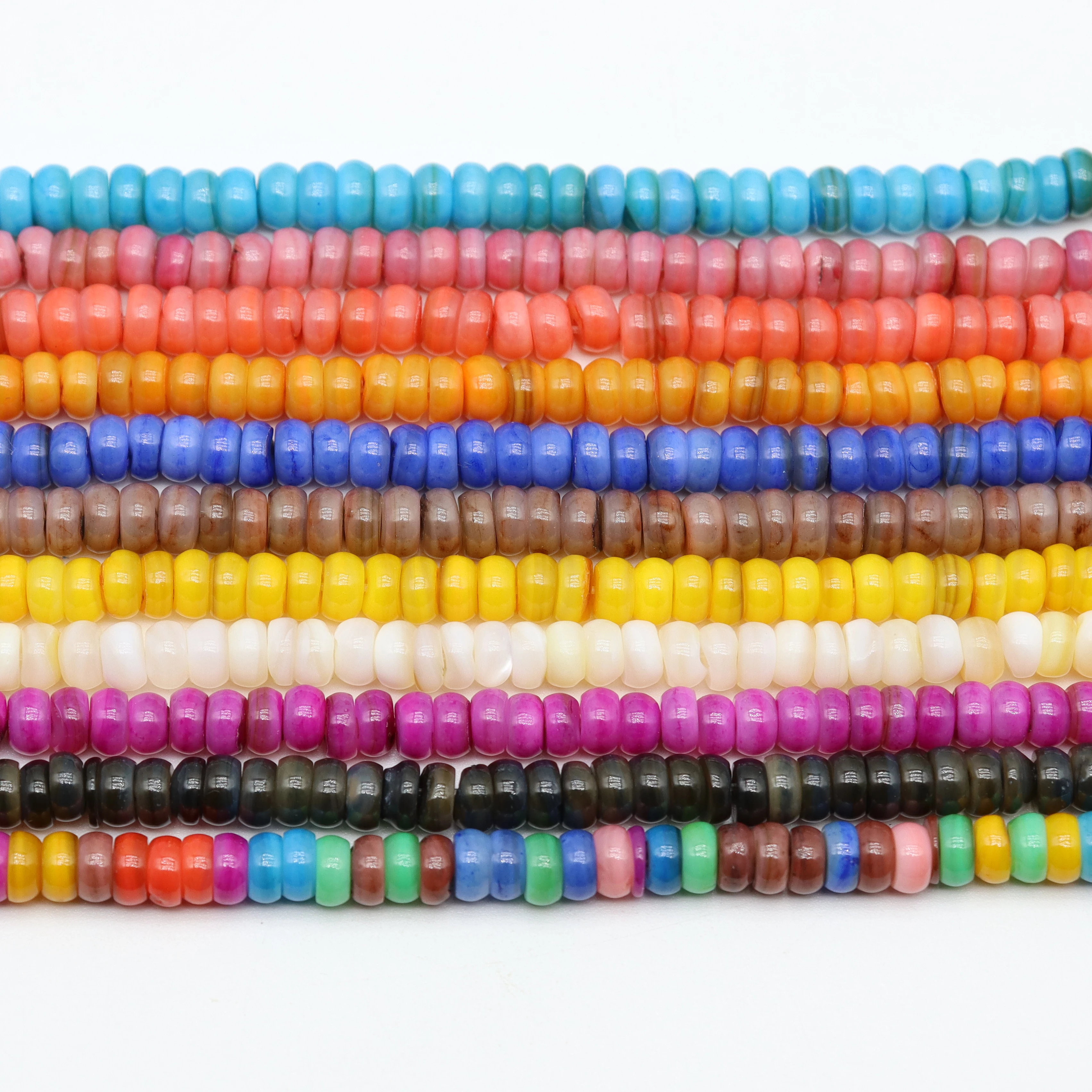 3X5mm-Natural-Freshwater-Shell-Beads-Colorful-Dyeing-Abacus-beads-For ...