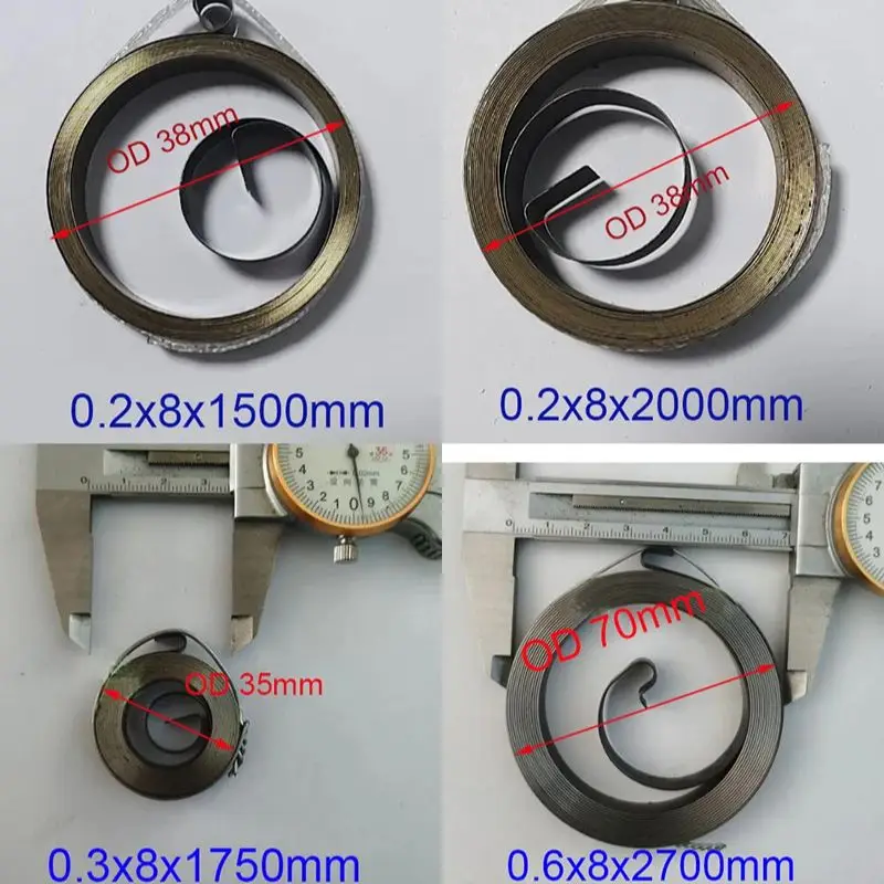 Scroll Spring Spiral Flat Wire Coil Spring Constant Force Springs ...