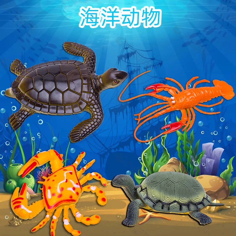 Simulation Marine Life Ocean Animal Model Lobster Crab Octopus ark ...