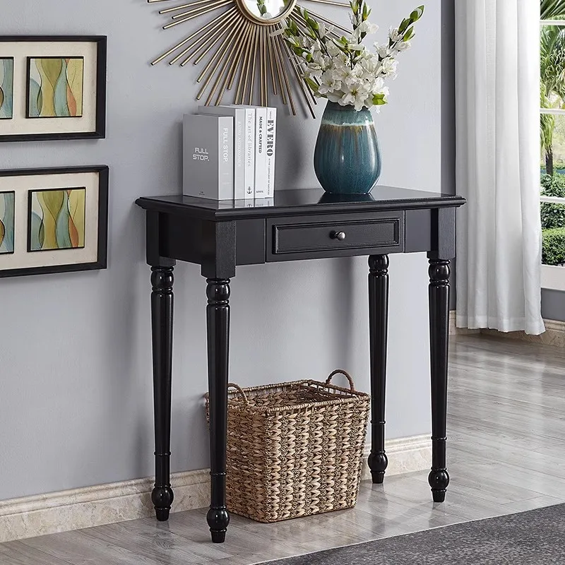 Modern Minimalist Console Table Classic Nordic Drawers Storage Console ...