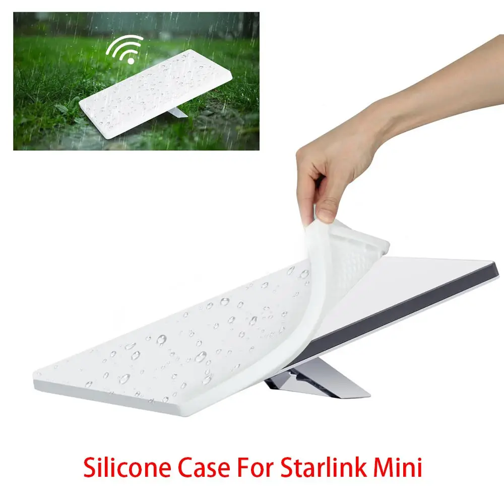 For Starlink Mini Silicone Protective Case Anti-collision Anti-scratch ...