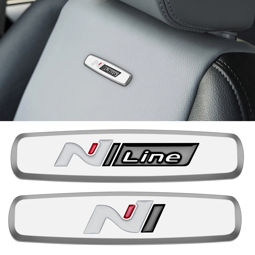 Metal-2pcs-N-LOGO-For-Hyundai-Sticker-Hyundai-Car-Seat-Sticker-N-LINE ...