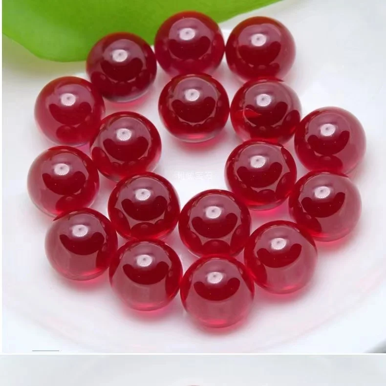 5A class ruby ball not hole industrial 5# red unpunched red corundum ...