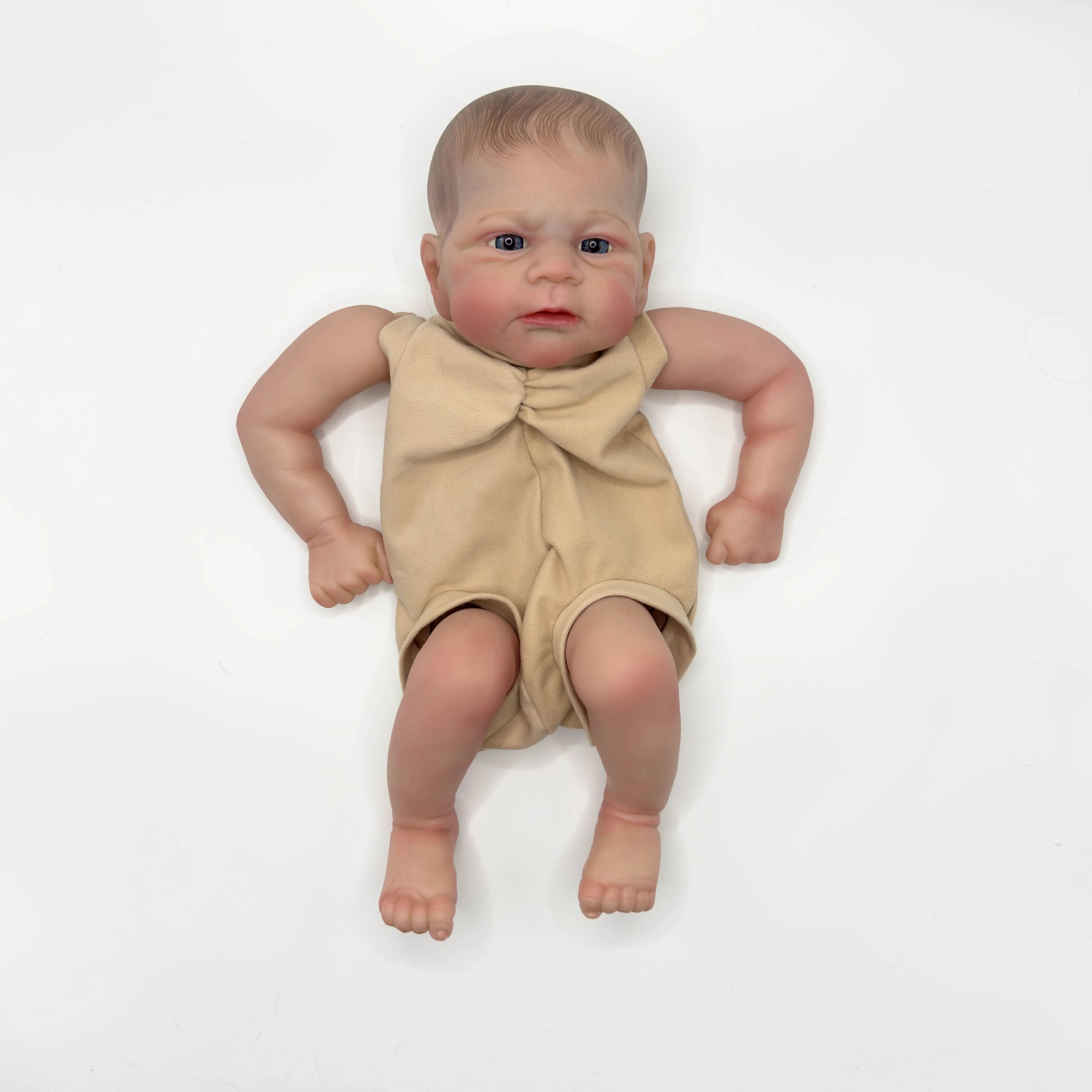 NPK 19-inch Elijah Reborn Doll Kit - Detailed Painting Lifelike Soft ...