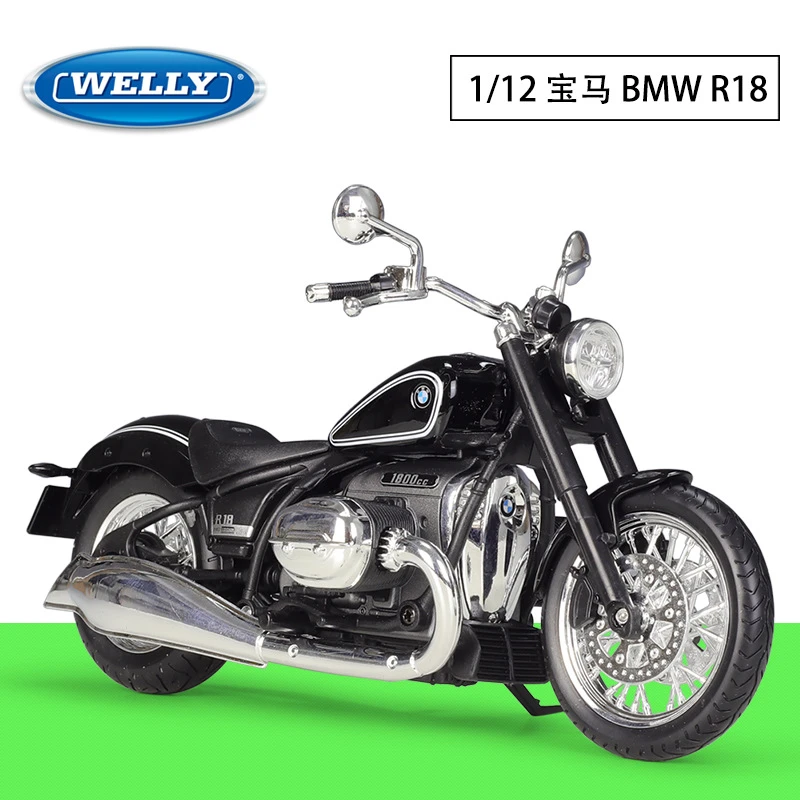 Welly 1:12 Scale BMW R18 2020 Retro Cruiser Motorcycle Diecast Model ...