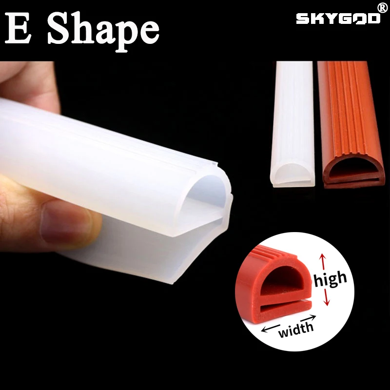 1-3M-Silicone-E-Shape-Strip-Rubber-Sealing-Strip-E-shaped-E-strip-High ...