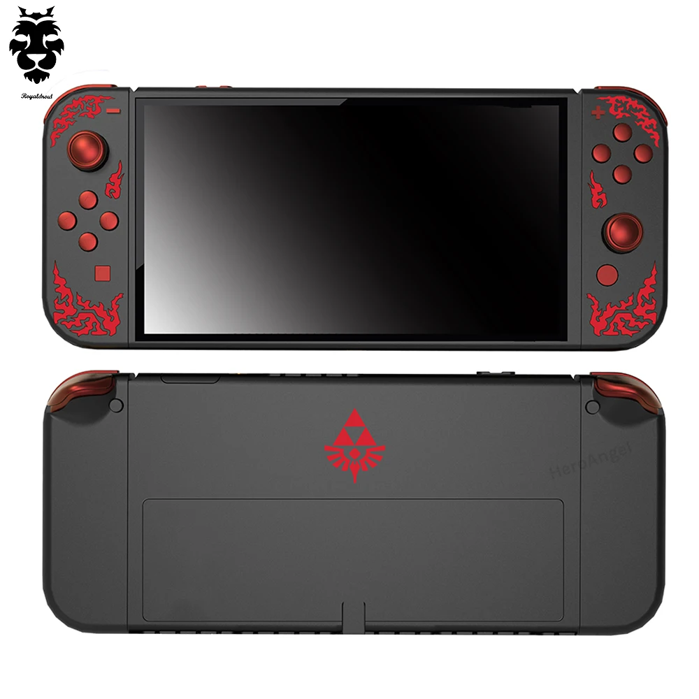 Replacement Full Housing Shell for Nintendo Switch OLED Back Plate for ...