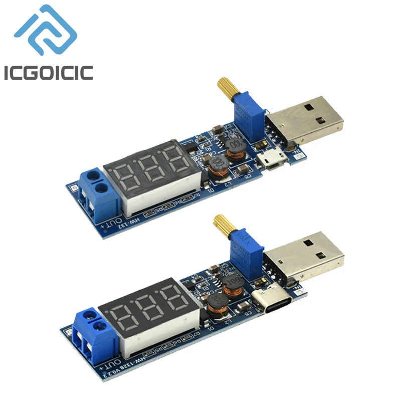 Boost Buck Converter USB Step UP / Down Power Supply Module DC-DC 5V To ...