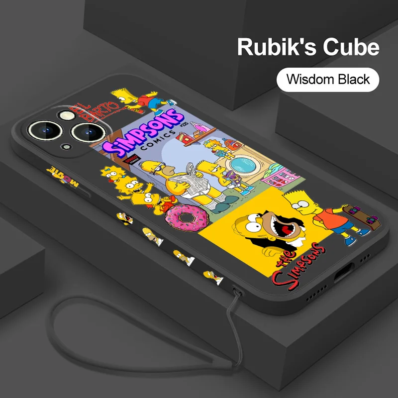 Disney Simpsons Apple Iphone Case | Iphone 13 Pro Max Cover Simpson ...