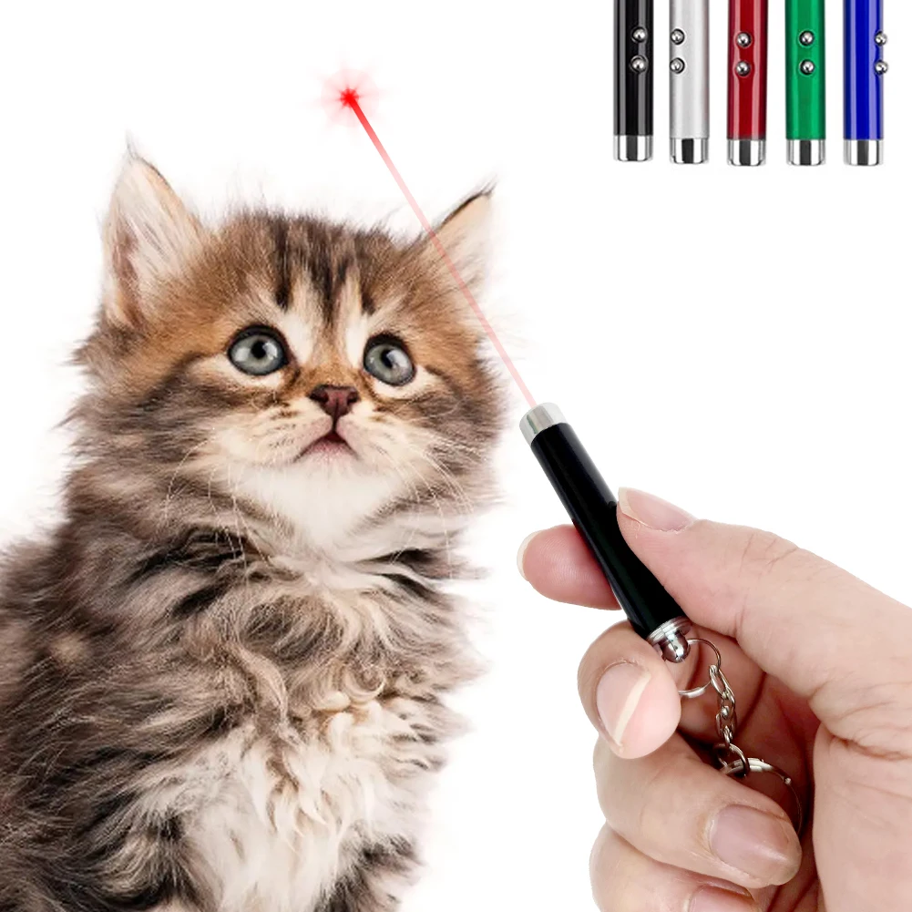 Funny-Cat-Chaser-Pointer-Toy-Pen-with-Cat-Chasing-Supplies-Green-LED ...