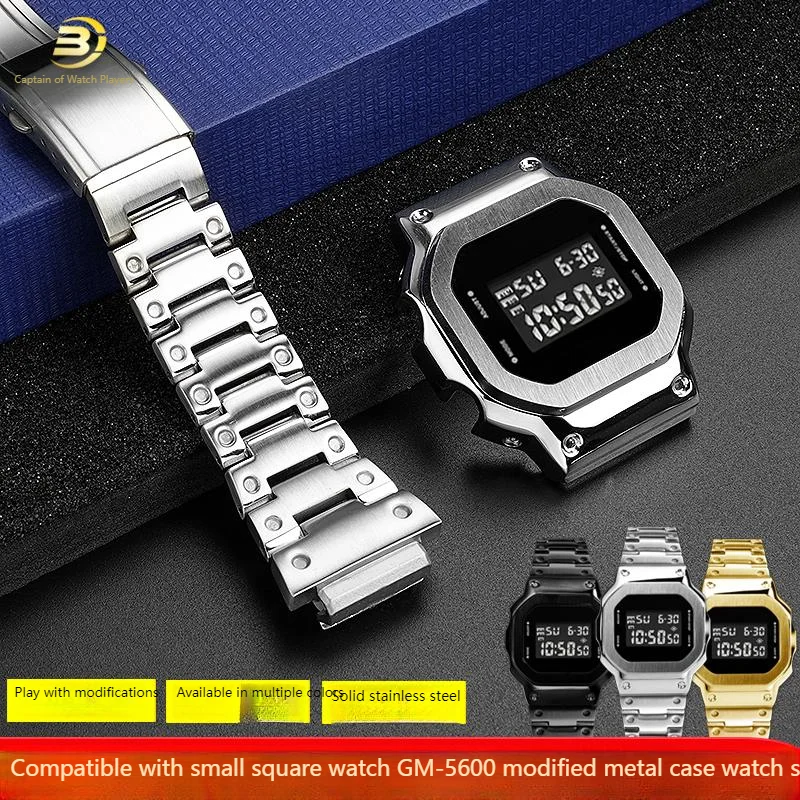 FOR Casio Small Square Series 3229 GM-5600 Modified Metal Case Shell ...