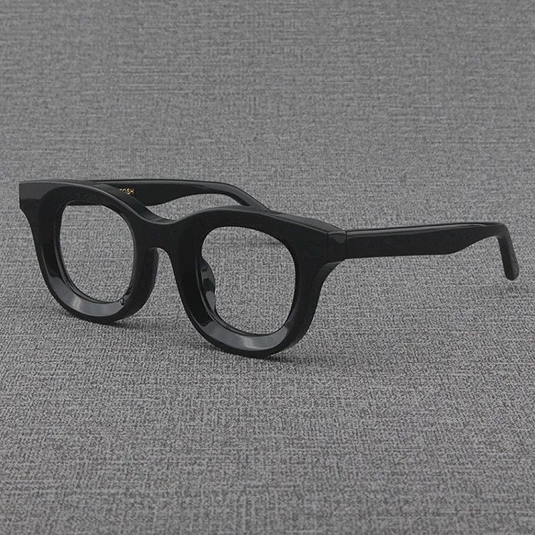 Fashion-Wide-Edge-Thick-Frame-Matte-Acetate-Glasses-Frame-for-Women-Men ...