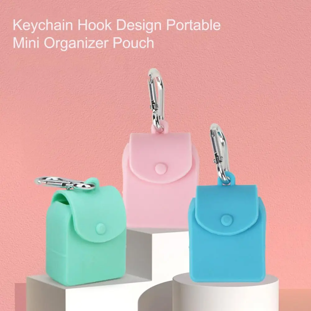 Storage-Bag-Food-Grade-Soft-Hangable-Dustproof-Silicone-Keychain-Hook ...