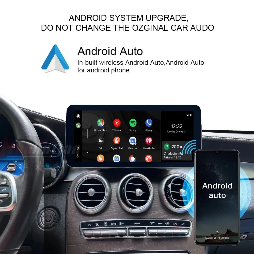 ODTOPCAR-12-3-Car-Radio-Android-stereo-automotive-multimedia-2Din-Apple ...
