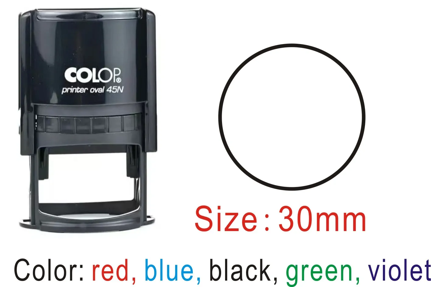 Colop-engraving-ink-back-printing-hopper-printing-R30-custom-round ...