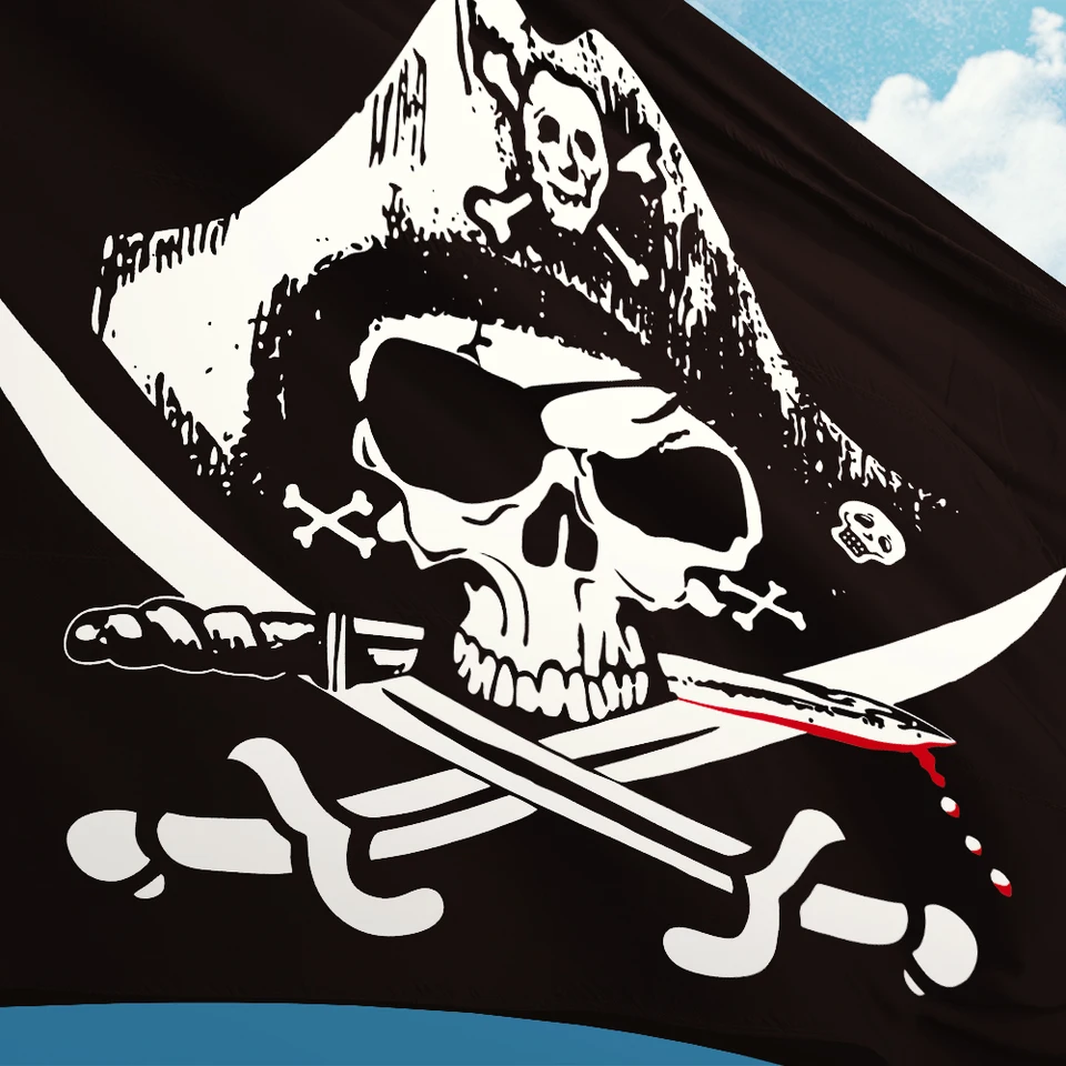 Banderas Piratas Autenticas Auténticos Piratas Del Caribe