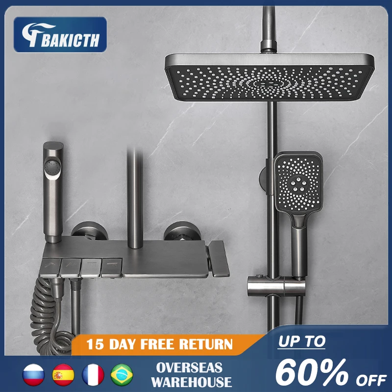 Grey-Piano-Bathroom-Shower-System-Set-New-Arrival-Rainfall-Gray ...