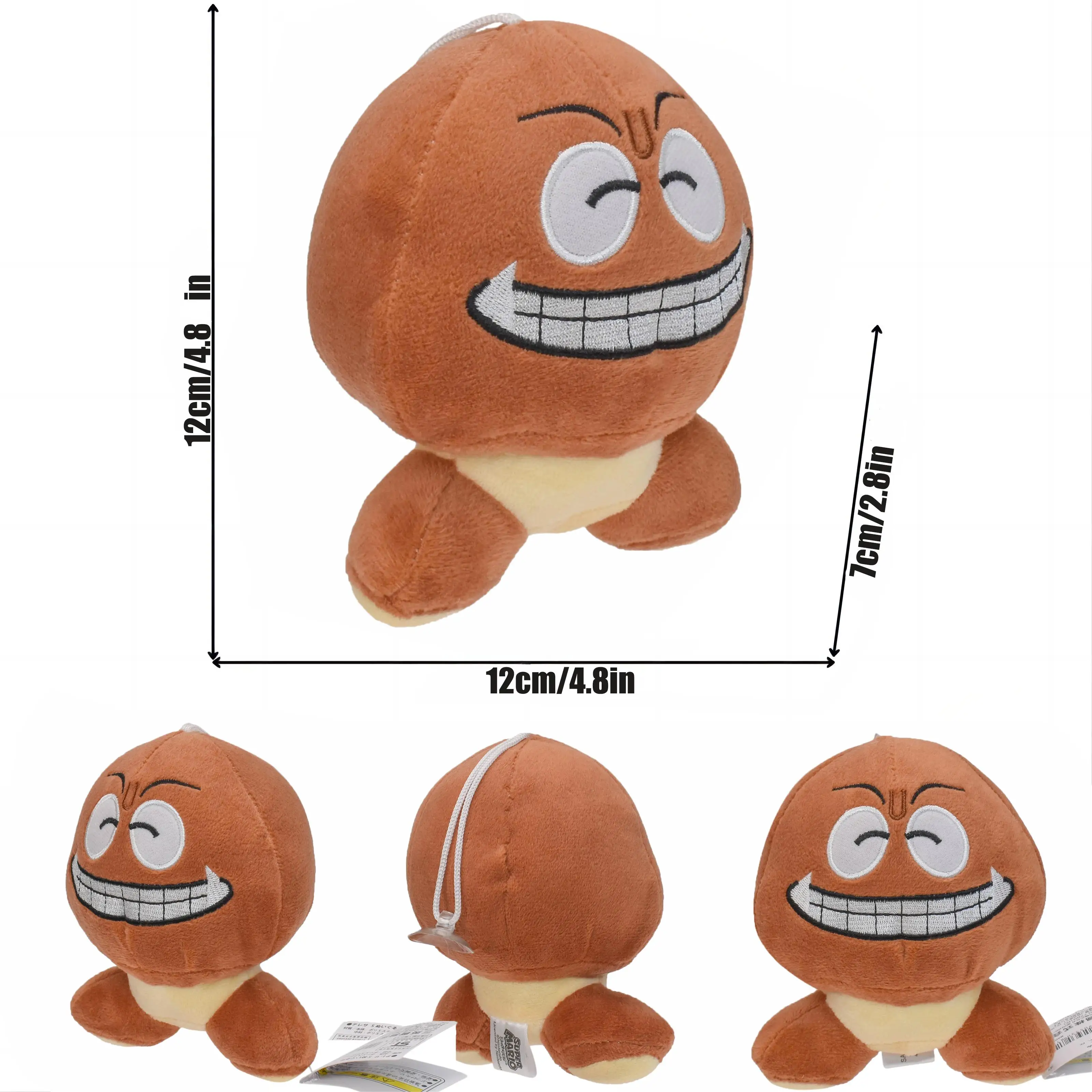 Muñeco de peluche de Superestrella de Goomba, Mario Bros, Ken Carson ...
